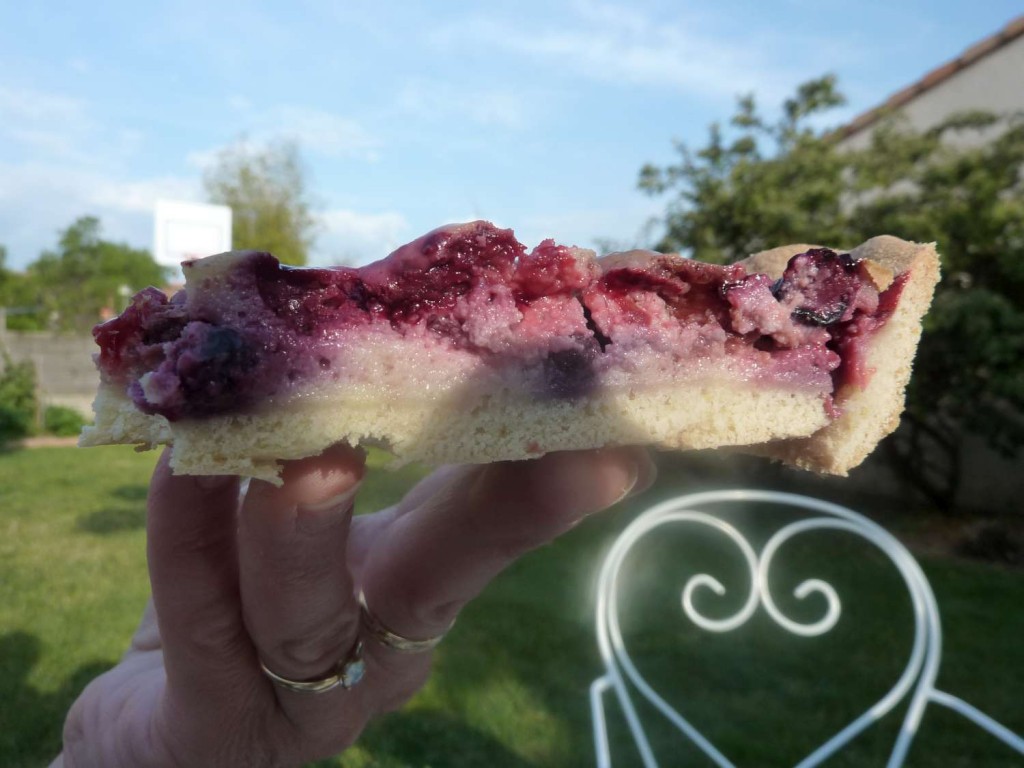 Recette - Tarte ricotta et fruits rouges - La cuisine de Martine