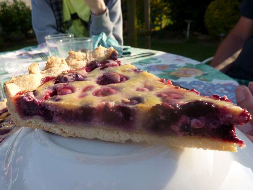 Recette - Tarte ricotta et fruits rouges - La cuisine de Martine