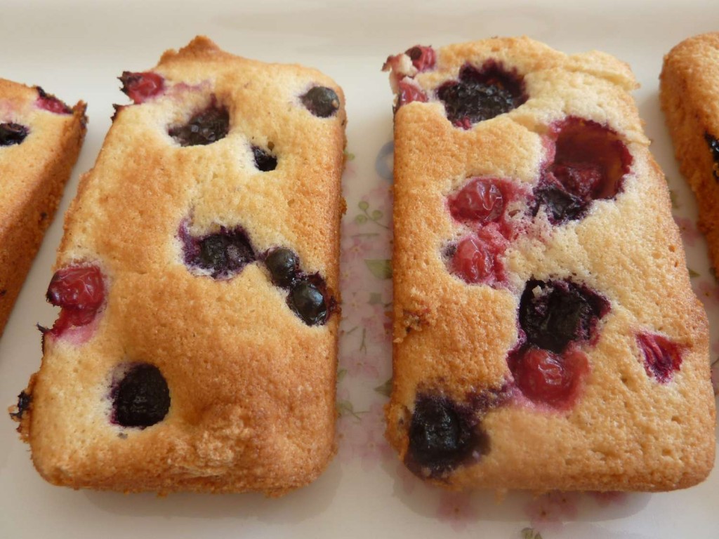 Recette - Financier aux fruits rouges - La cuisine de Martine