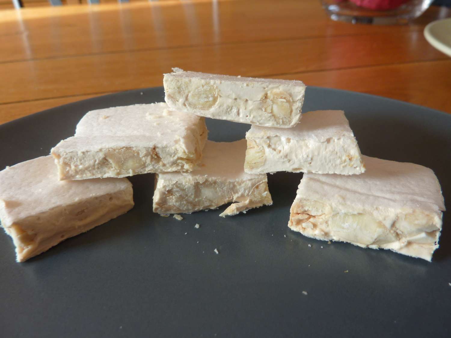 Recette - Nougat blanc au miel - La cuisine de Martine