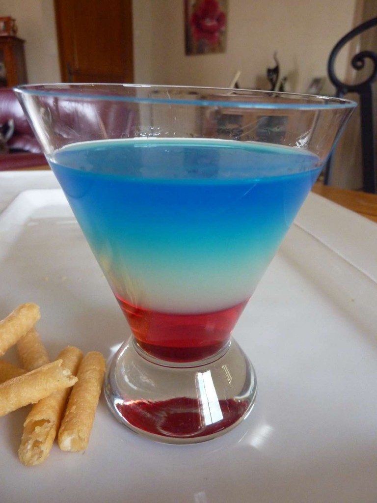 Recette - Cocktail tricolore - La cuisine de Martine