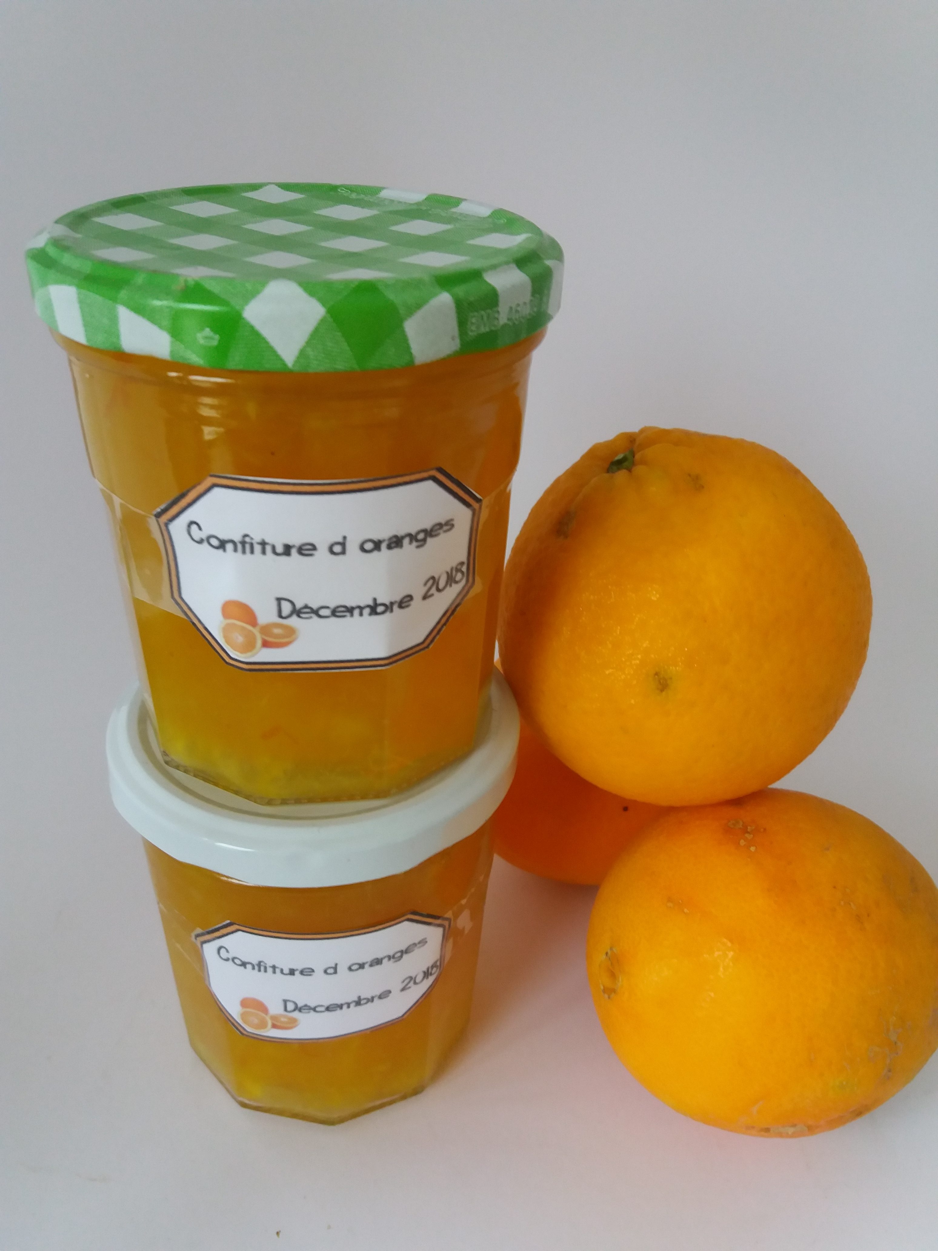 Recette - Confiture d'orange - La cuisine de Martine