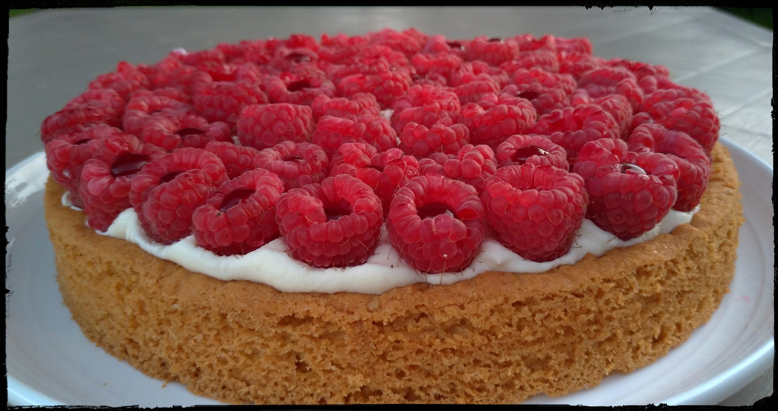 Recette - Tarte aux framboises - La cuisine de Martine